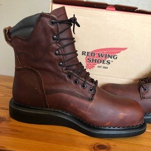 Red Wing Shoes | Shoes | Red Wing Boots 3568 Leather Steel Toe Work ...